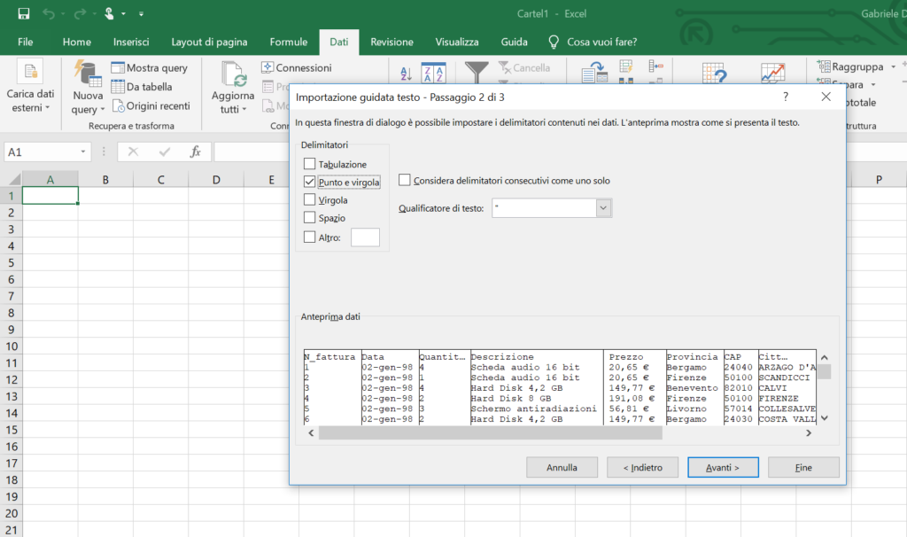 [Excel] Importare un file CSV in Excel - Mummu Academy